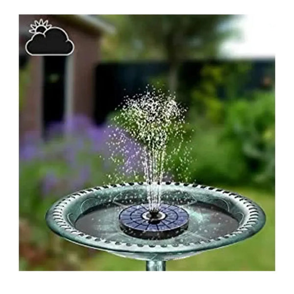 Solar fountain with LED lights - Transform Your Garden Easily ...